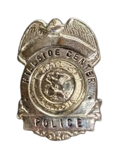Illinois Police Hillside Center Mini Badge