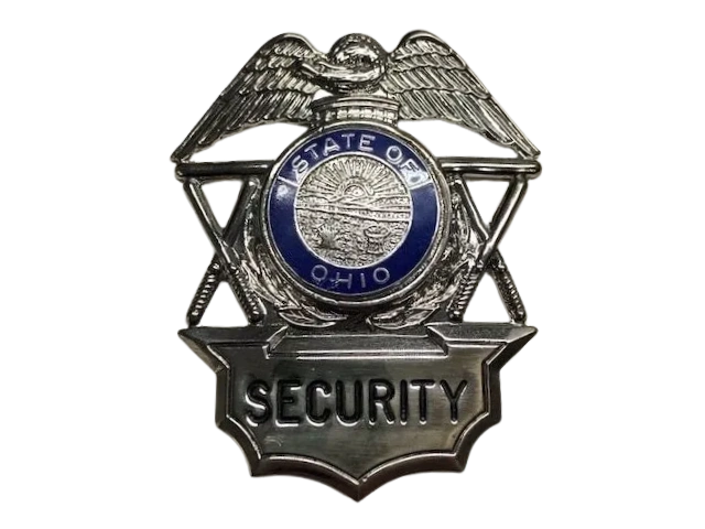 Security Hat Badge Ohio Seal