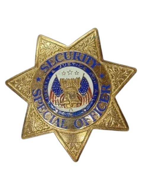 Security Special Officer 7 Point Star Badge