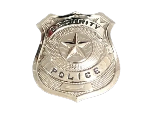 Security Police Shield Badge