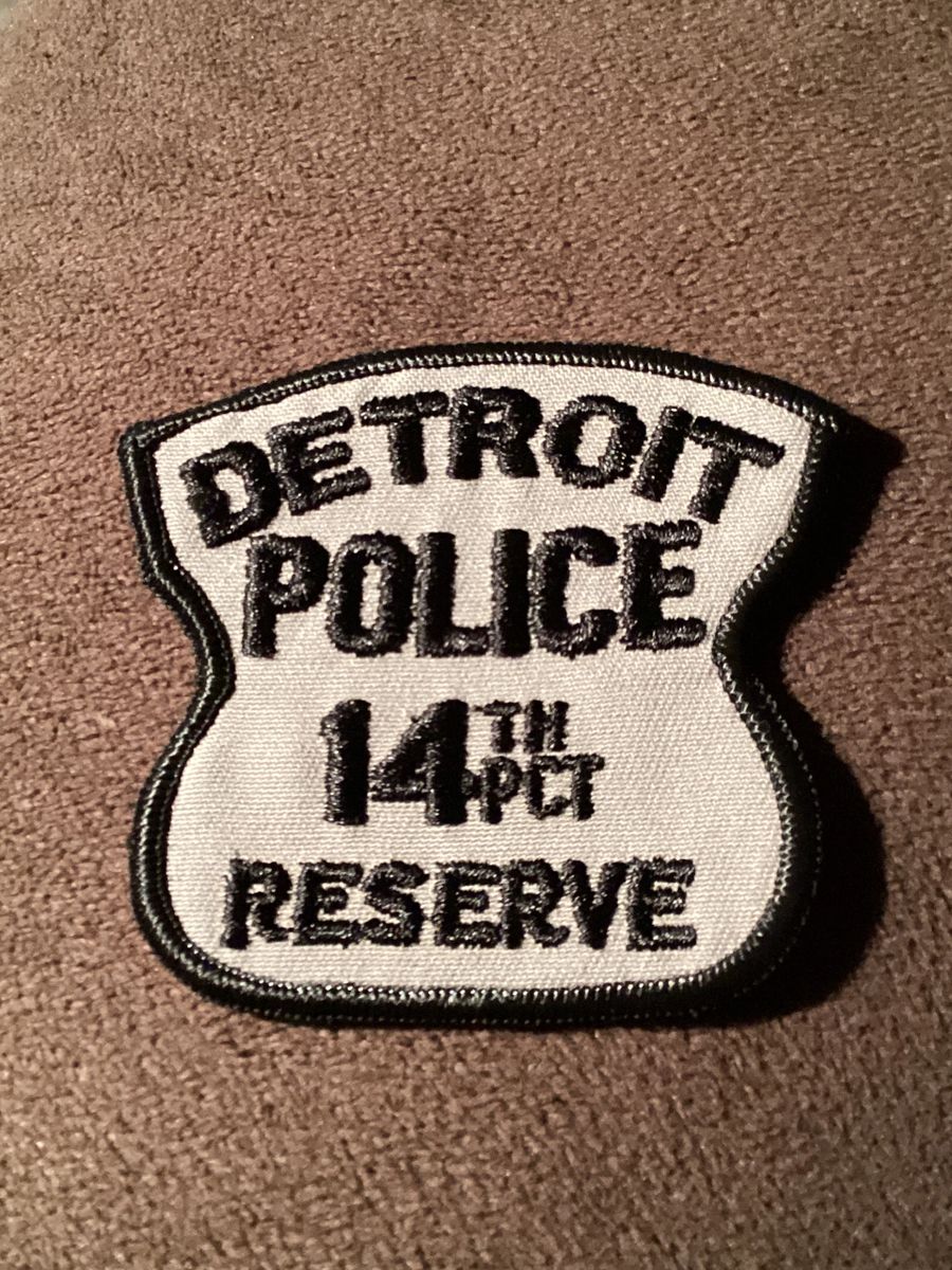Michigan Police Detroit Reserve 14th Pct Patch