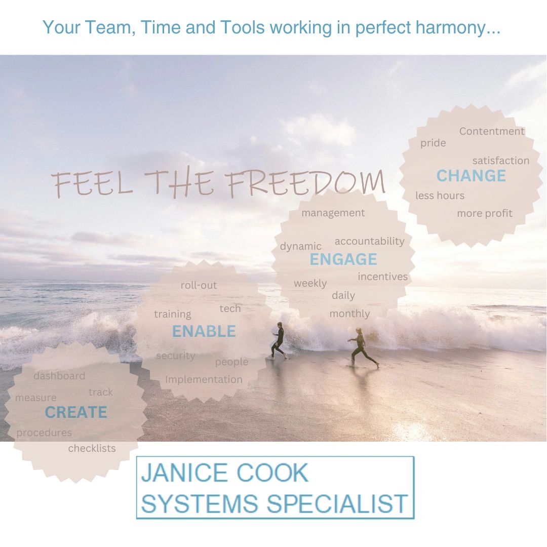 Janice Cook - Systems Specialist; Small business support; business ...