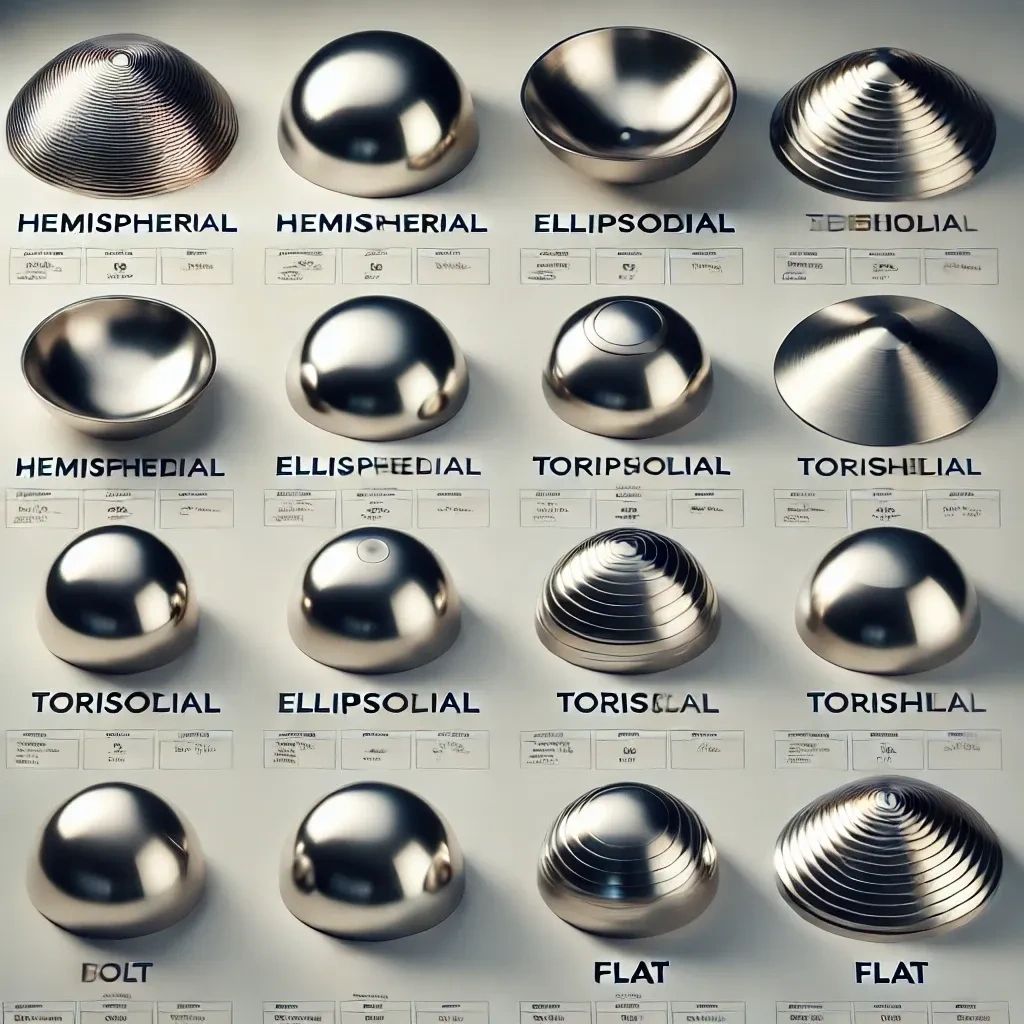 Dished Heads: An Overview and Their Applications