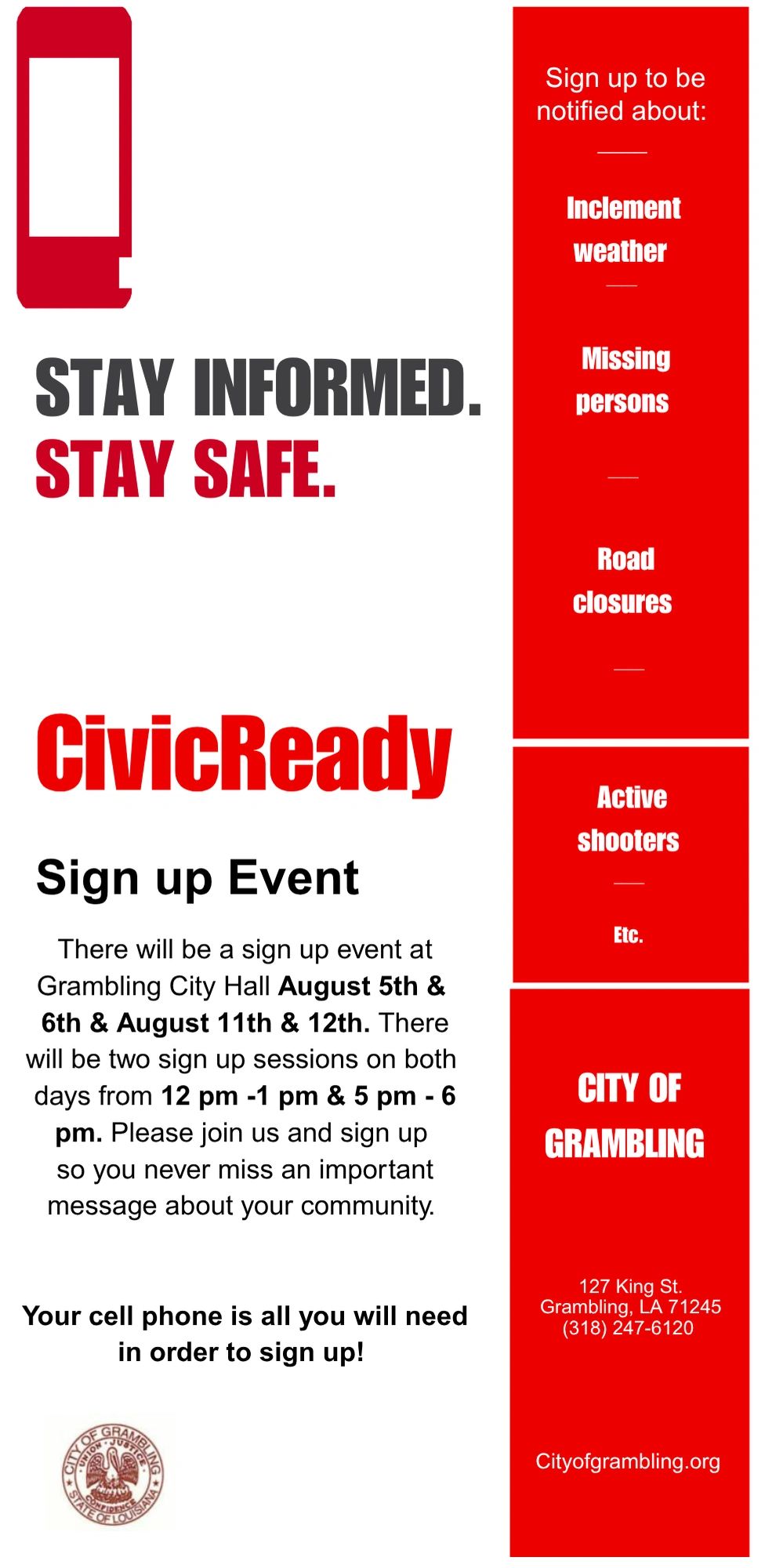 CIVIC READY SIGN-UP EVENT