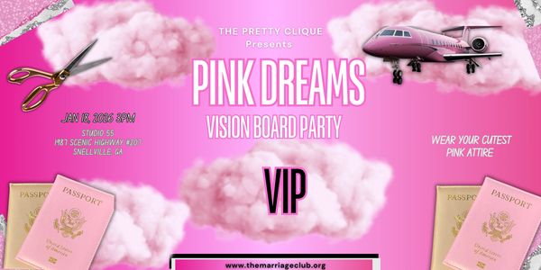 Pink Dreams Vision Board