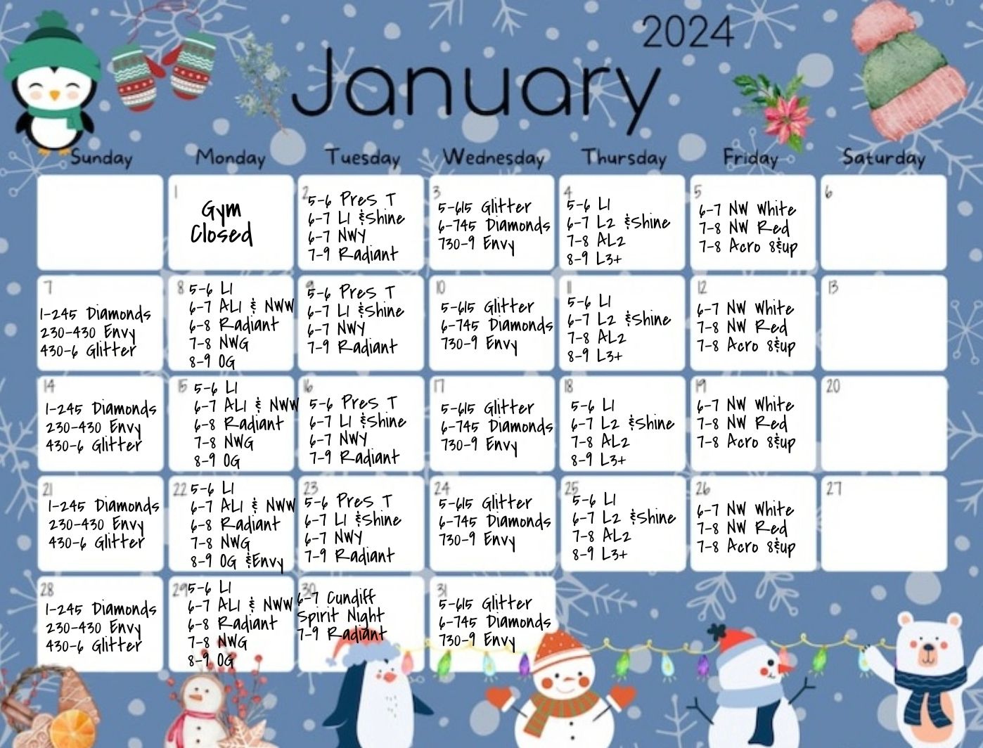 Classes | Defy Gravity Training Center