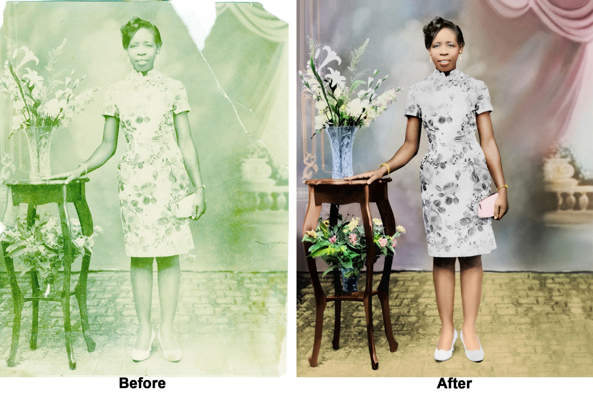 Repair Old Faded Picture - Digital Photo Emporium