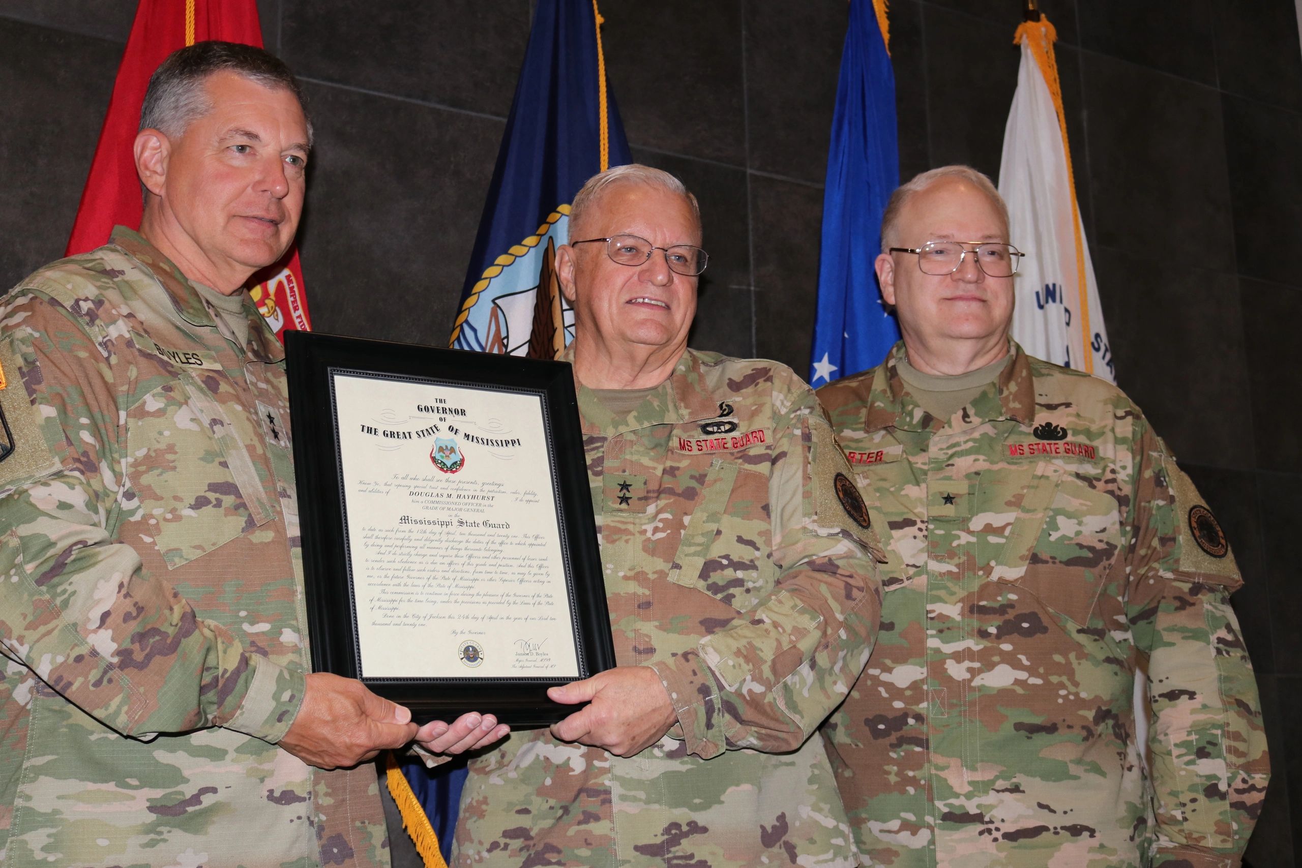 Carter Named New Commander of Mississippi State Guard