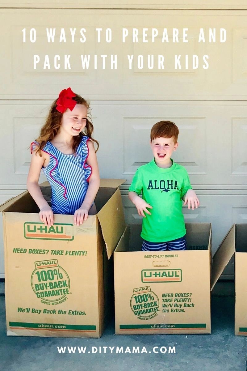 Tips for Preparing and Packing with your Kids