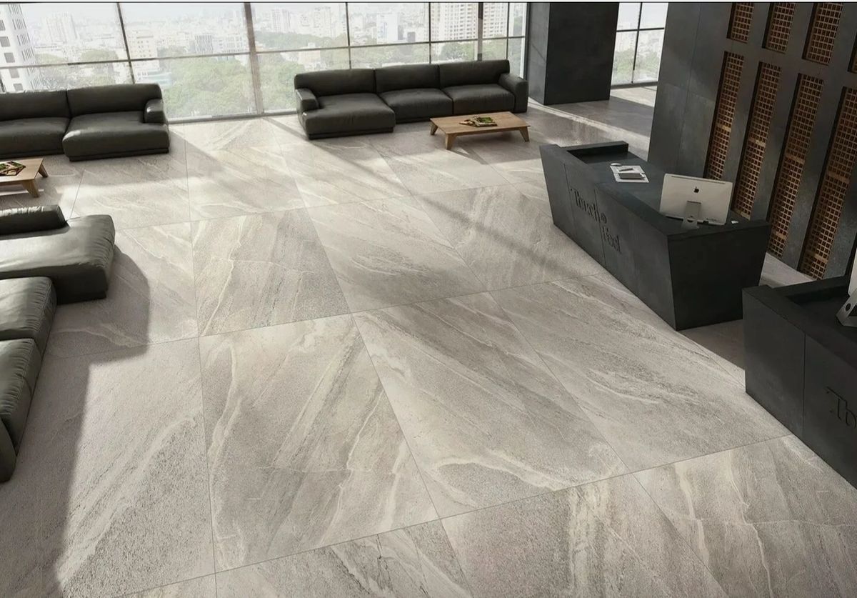 Natural stone effect