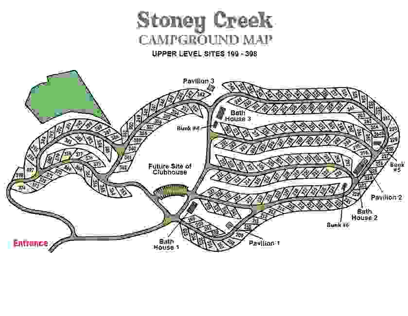 Campground Map | Stoney Creek Resort and Campground