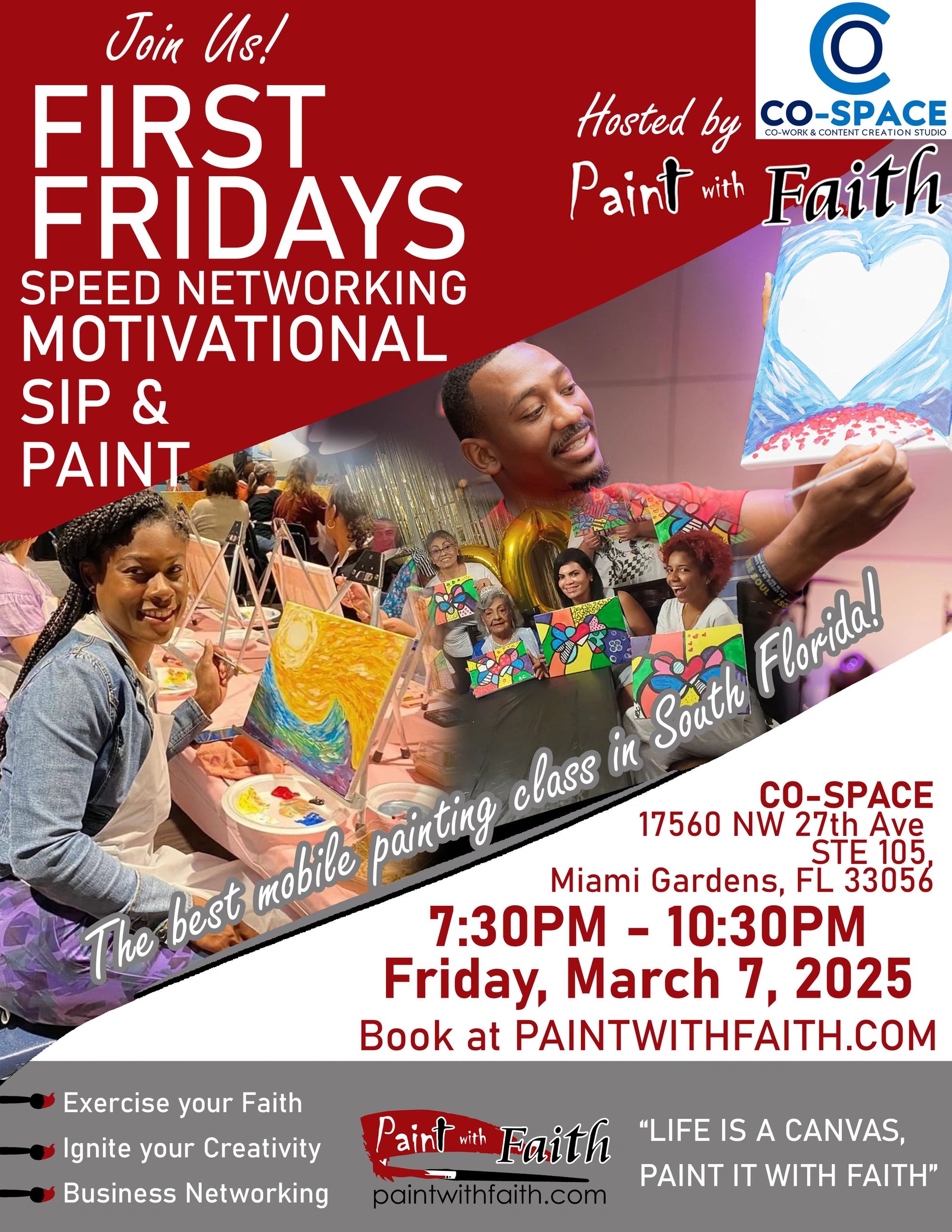 PAINT WITH FAITH - Painting Classes, Art Classes, Sip and Paint