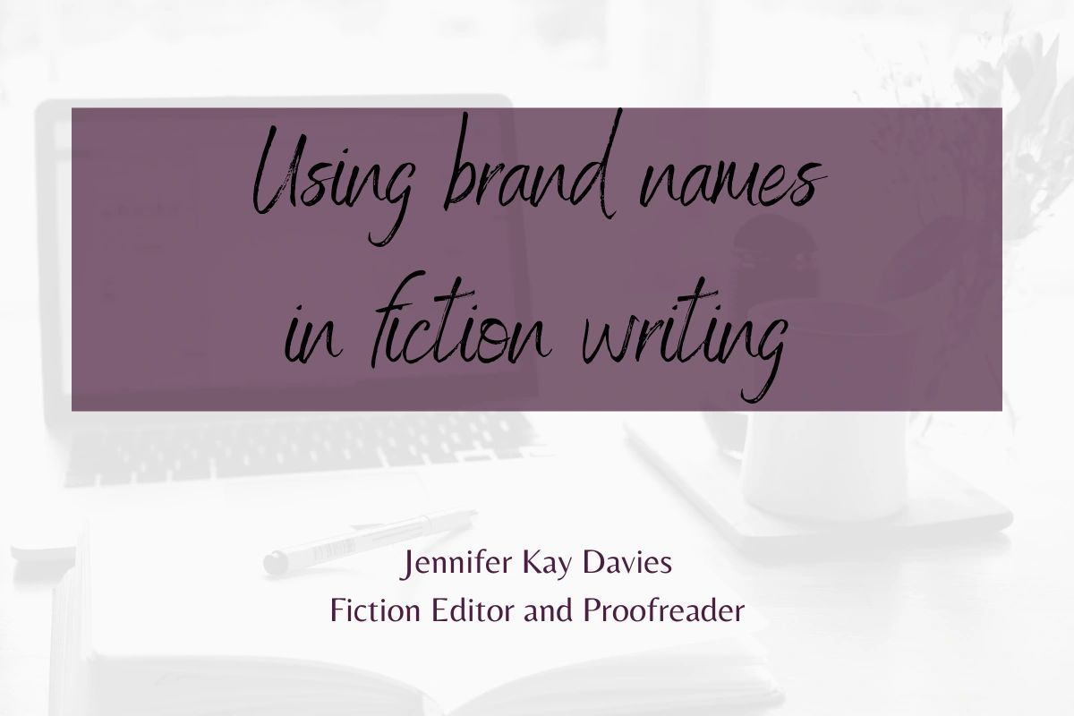 Using brand names in your fiction writing