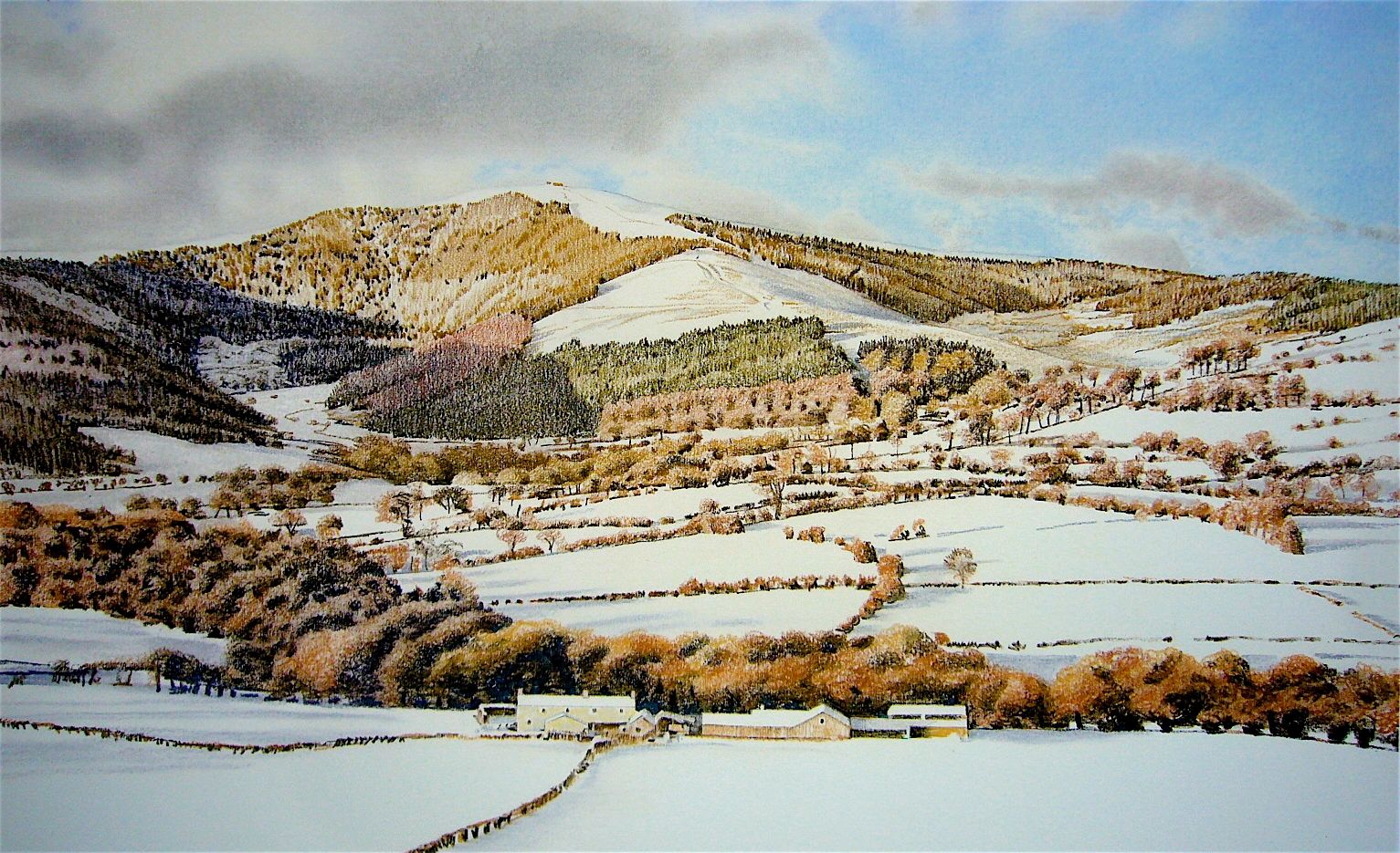 Alwyn Dempster Jones - Alwyn Dempster Jones Art Wales Welsh Landscape ...