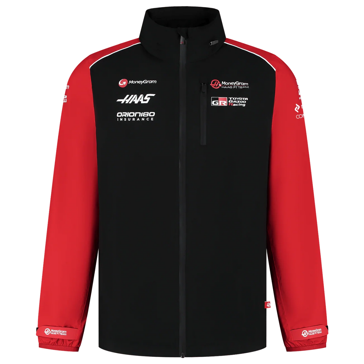 Haas Racing F1 2025 Team Rain Jacket ~ Black