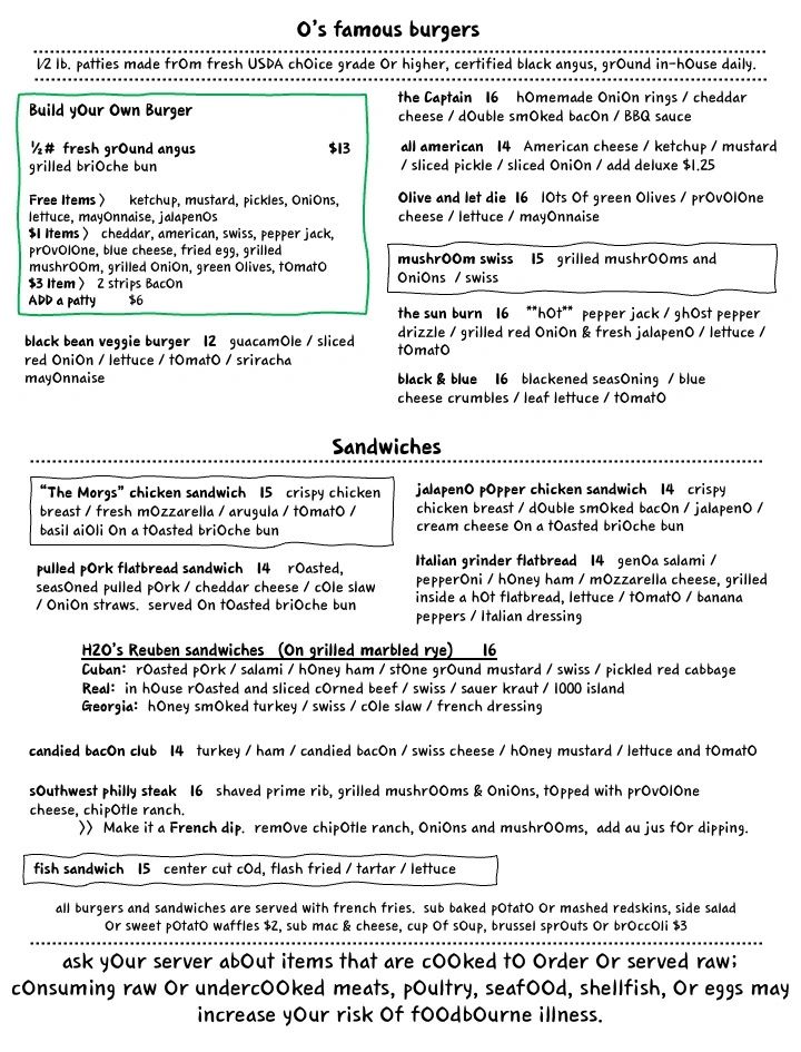 H2O's Waterside Grill