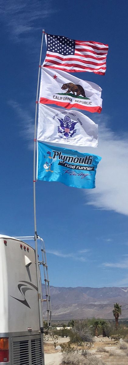 (4) Ring Set to fly (2) additional flags (3rd and 4th)