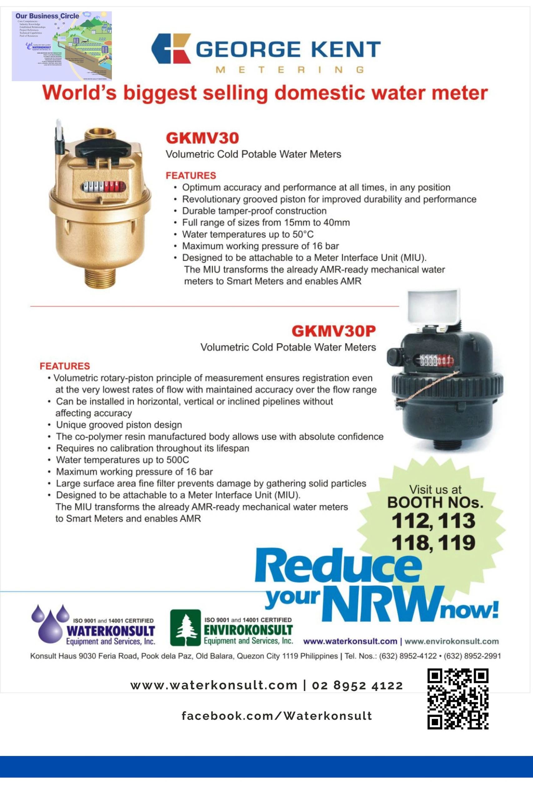 GEORGE KENT Meters available at Waterkonsult Philippines