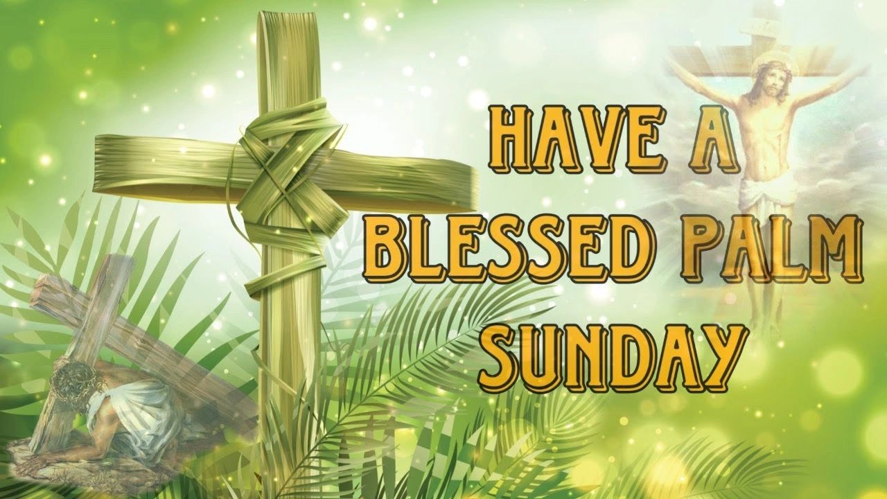 Have a Blessed Palm Sunday!