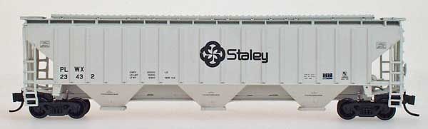 Intermountain "N" Scale Freight Car, 4750Cu,Ft.3 Bay Hopper Staley ...