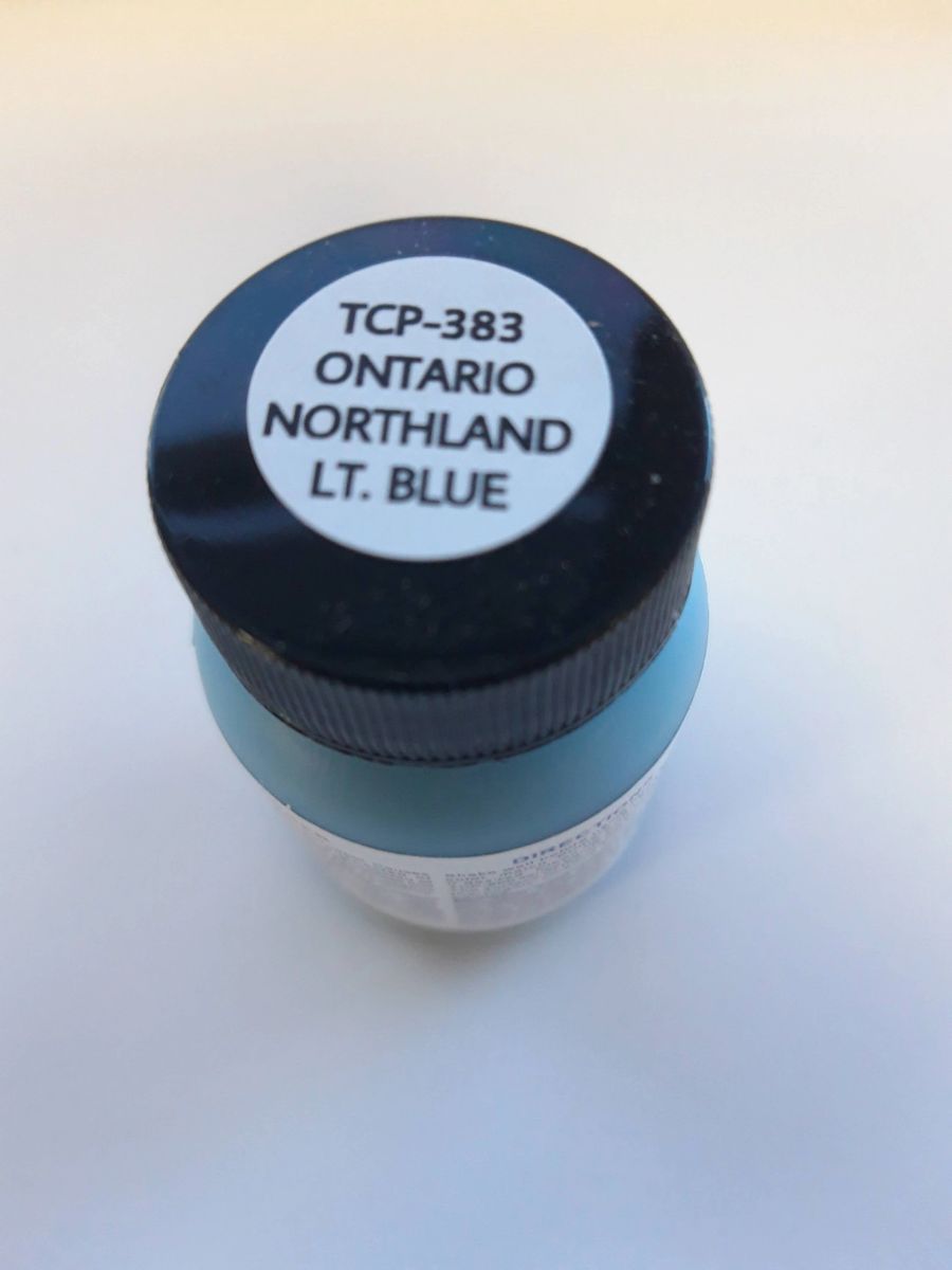 Tru-Color Paint 1 fluid oz Bottle, Ontario & Northland-Light Blue. TCP-383