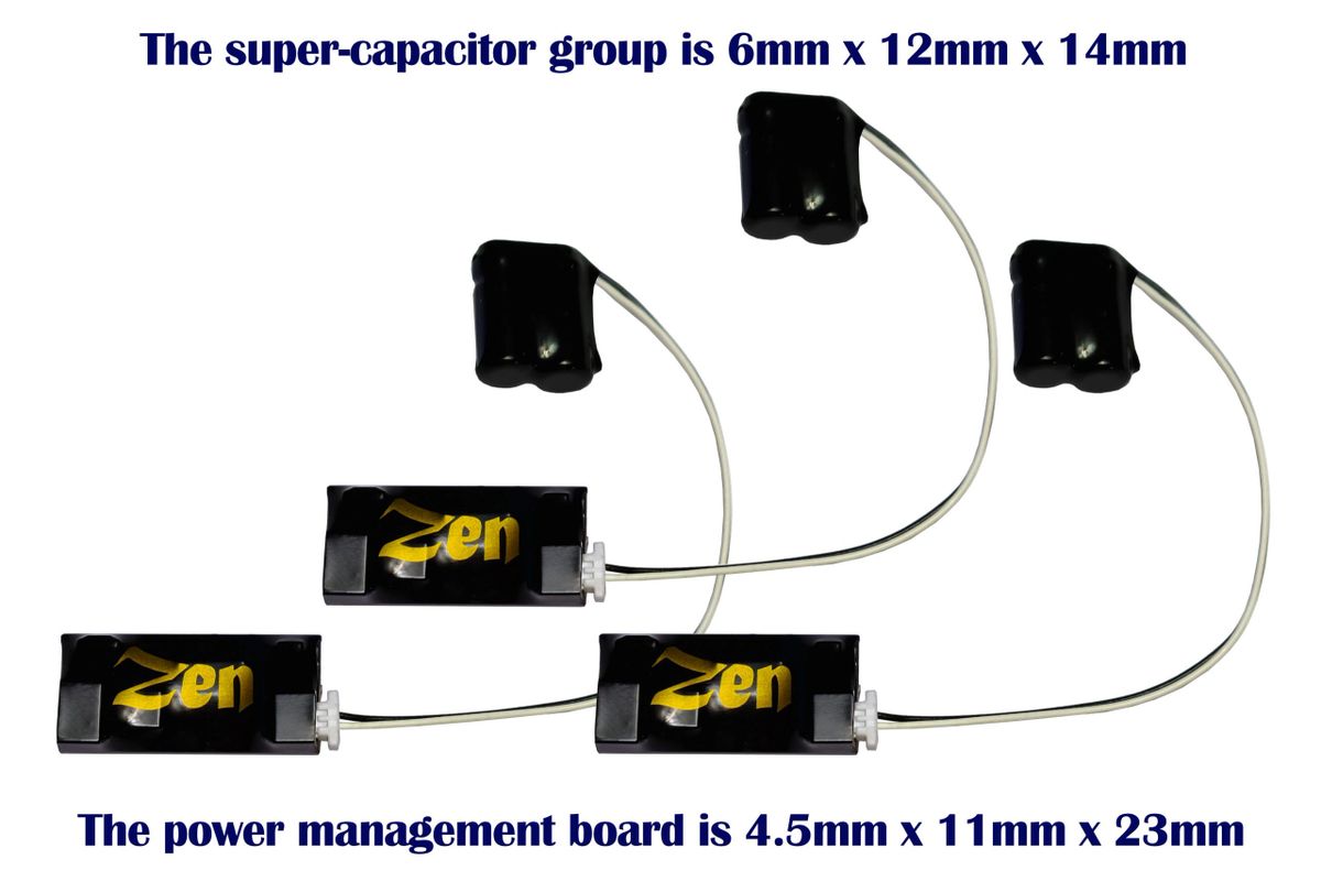 DCC Concepts, Zen 3 Wire Stay-Alive for Zen Black,Blue & Other Decoders ...
