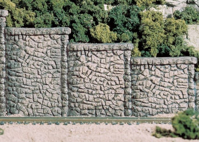 Woodland Scenics "HO" Scale Retaining Walls (Three Random Stone ...