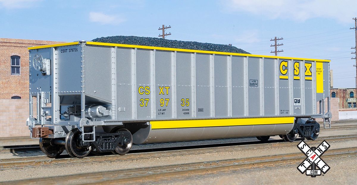 ScaleTrains Operator "HO" Scale Freight Cars, Bethgon Coal Gondola CSX #379843. SXT111341