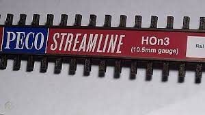 Peco Set Track Code 70 "HOn3 " Scale. Flexible Straight, Length 914mm ...