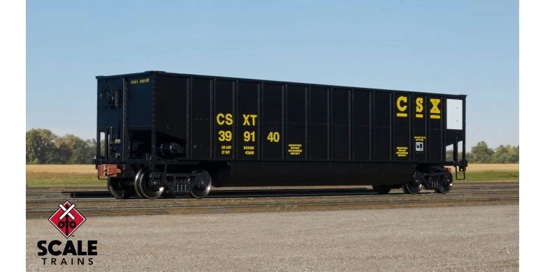 ScaleTrains Operator "HO" Scale Freight Cars, Bethgon Coal Gondola CSX ...