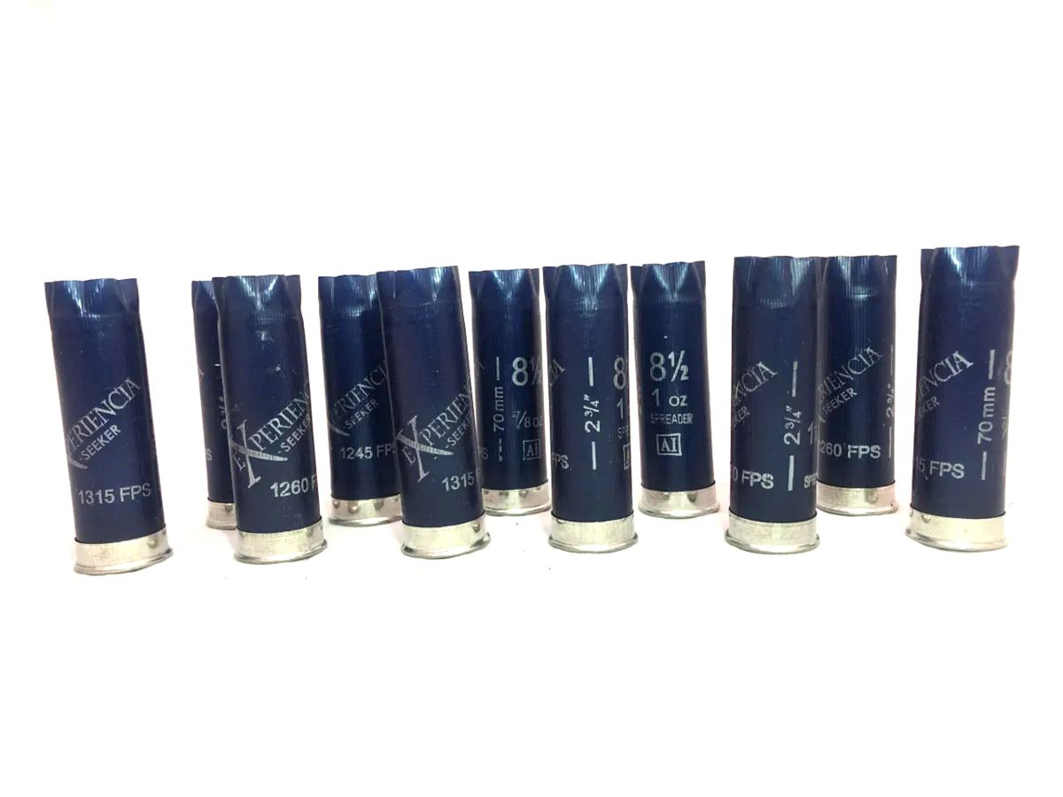 Experiencia Blue shotgun shells