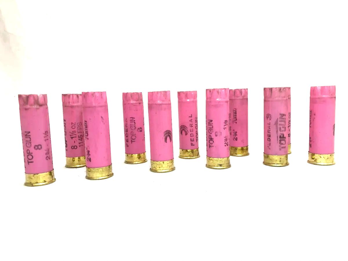 Federal Pink with Gold Base Shotgun Shells