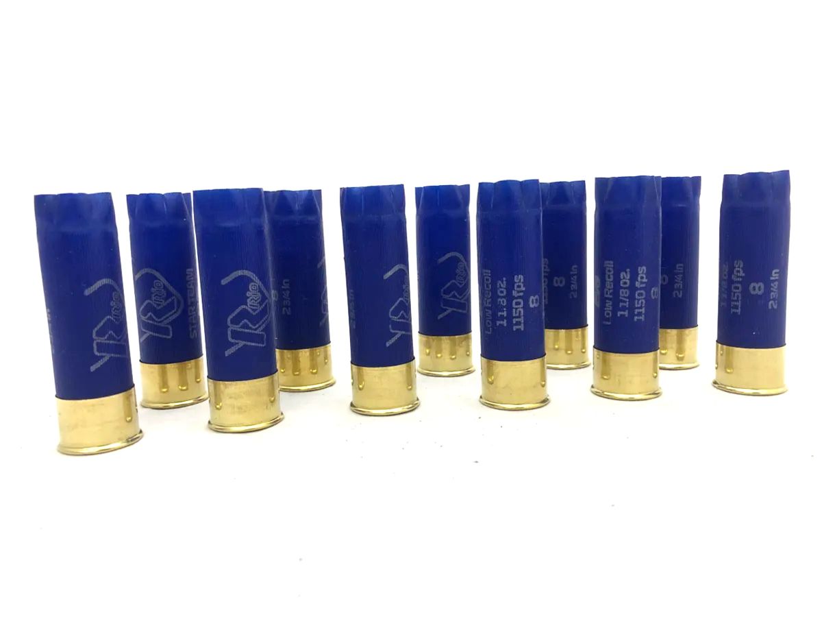 Rio Blue Medium Brass Shotgun Shells