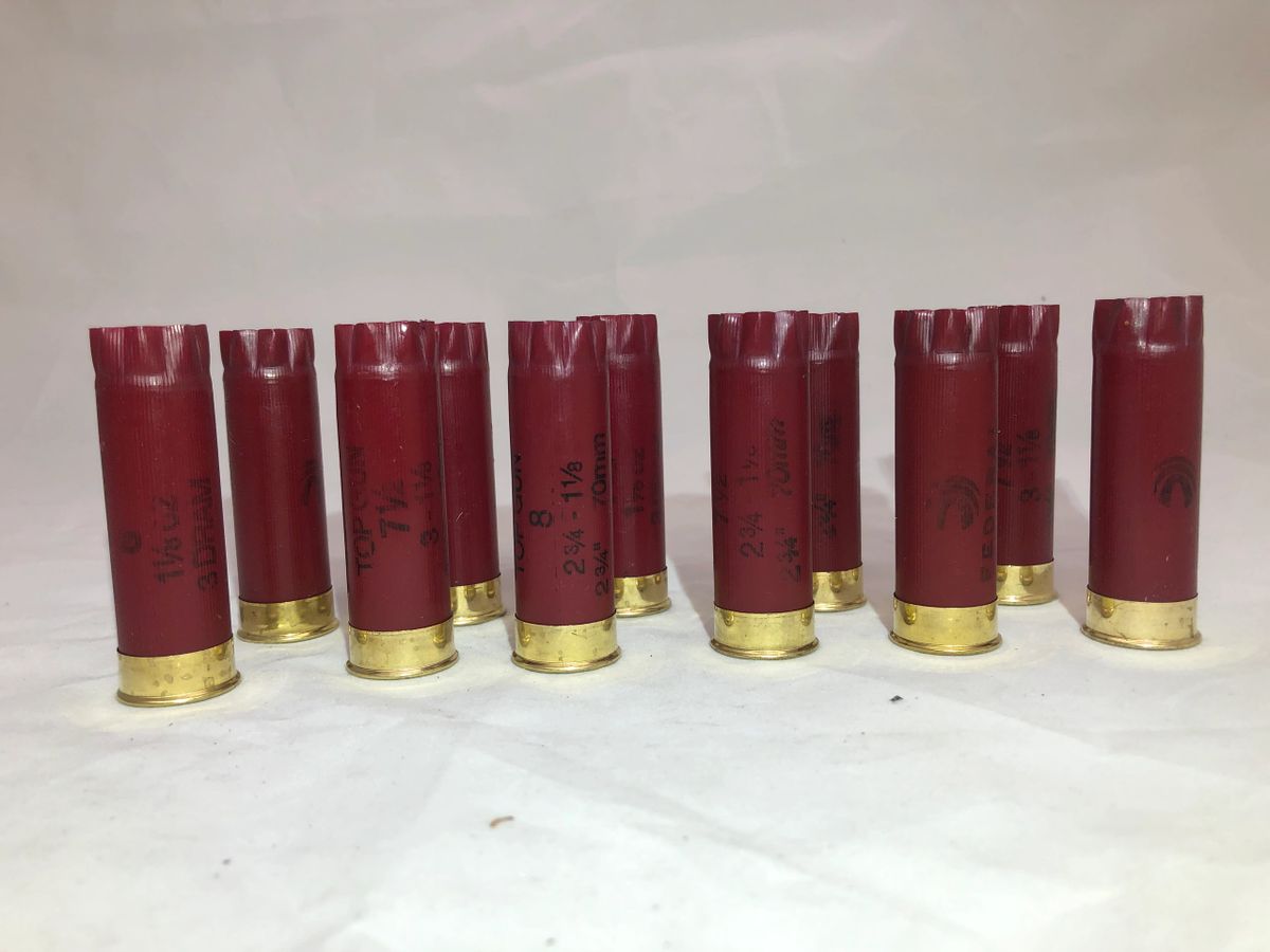 Federal Red with gold base Shotgun Shells