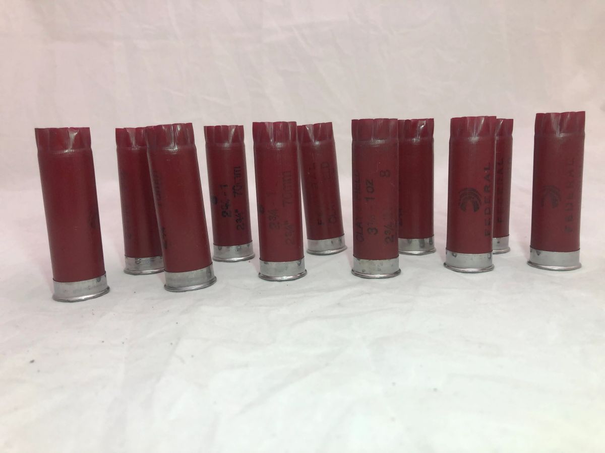 Federal Maroon with Silver Base Shotgun Shells