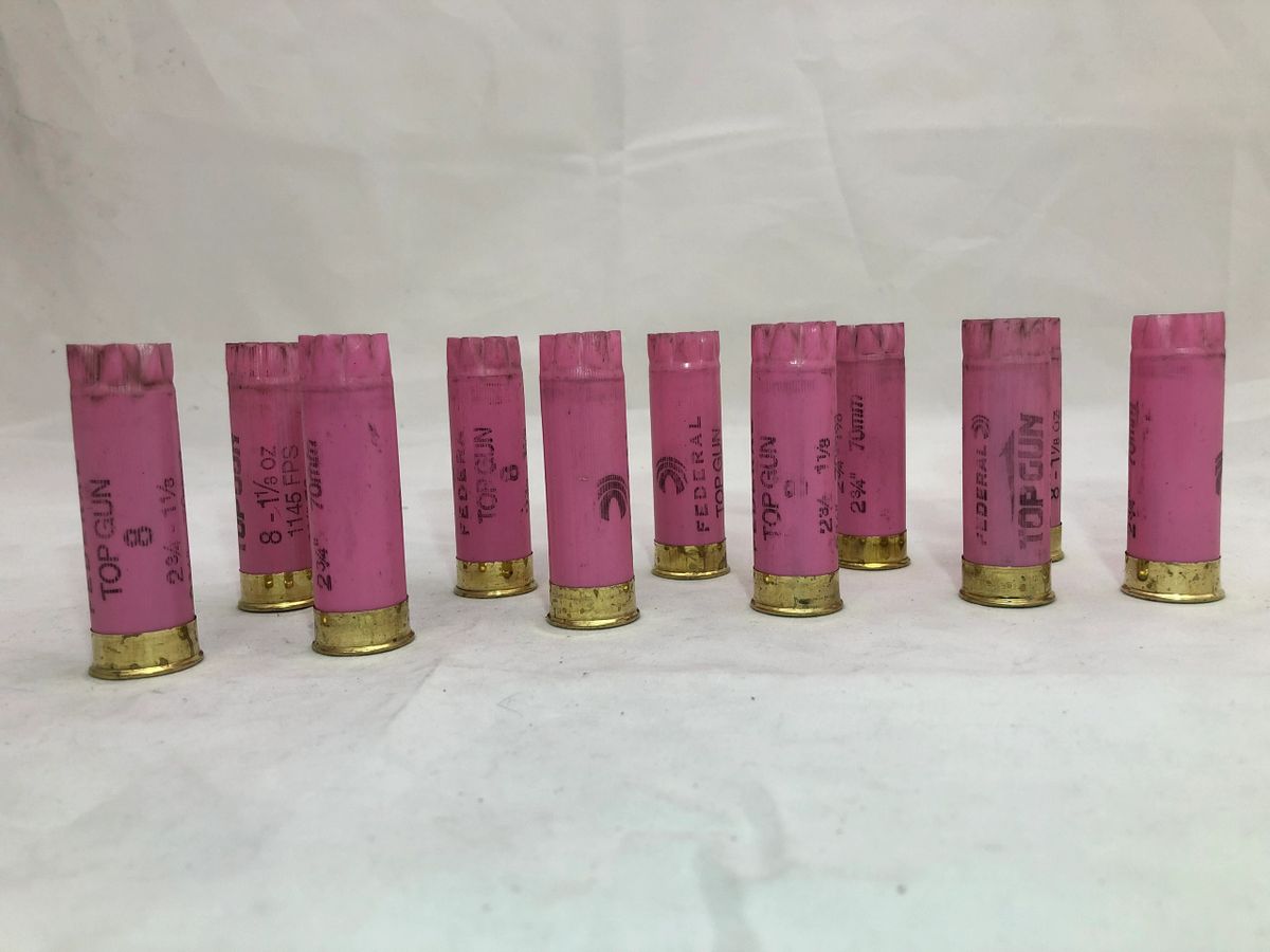 Federal Pink with Gold Base Shotgun Shells