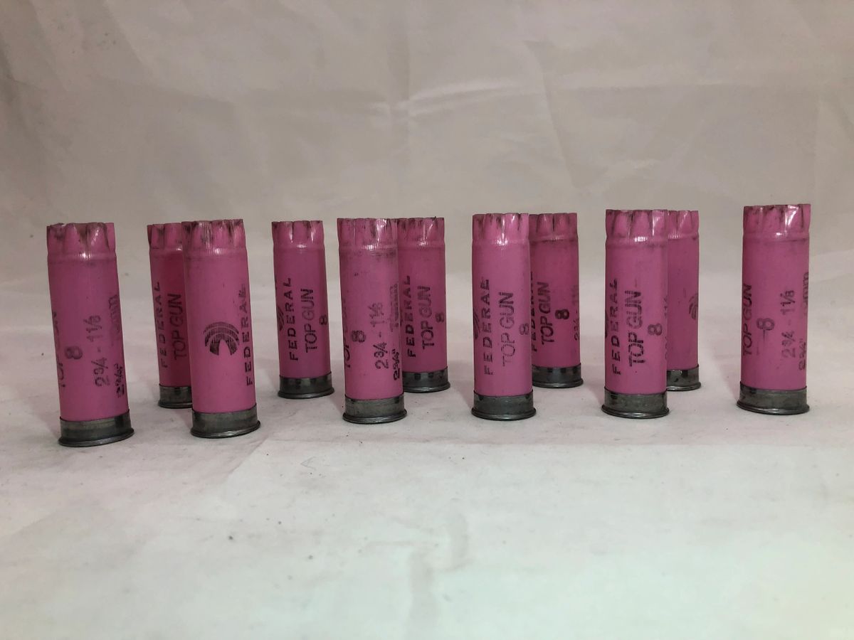 Federal Pink with Silver Base Shotgun Shells
