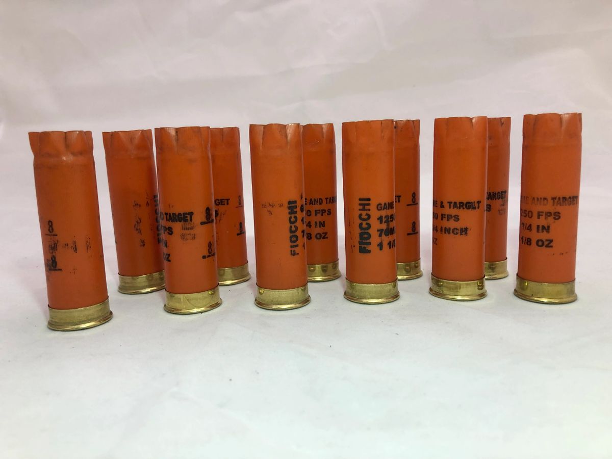 Fiocchi Orange Shotgun Shells