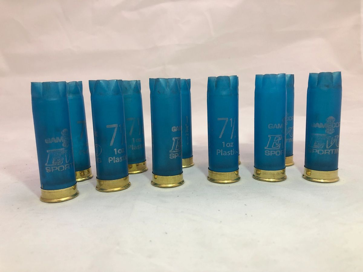Game Bore Light Blue Low Brass Shotgun Shells