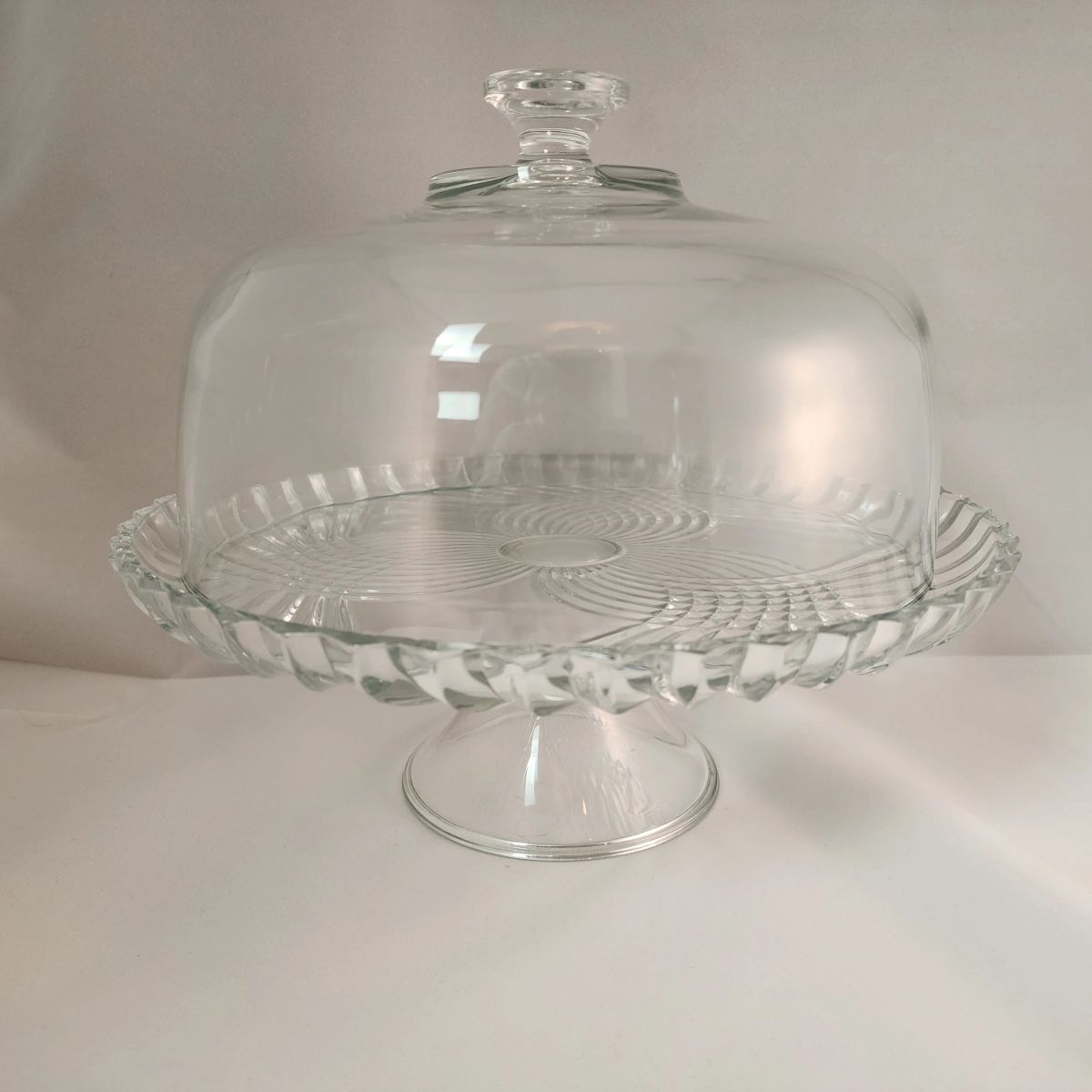 Enchantment by Indiana Glass Cake Stand and Dome