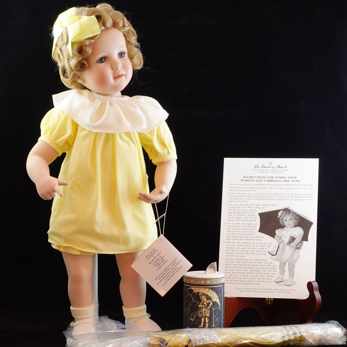 Morton's Salt Girl 1998 Collectors Doll