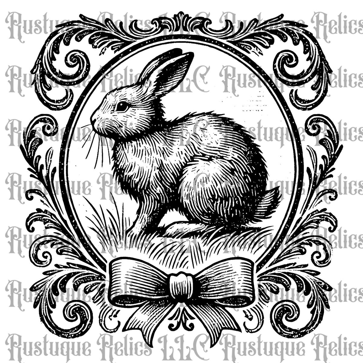 Ornate Framed Rabbit