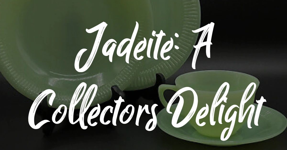 The Elegance of Jadeite Glassware