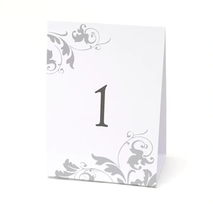 Table Number Tents