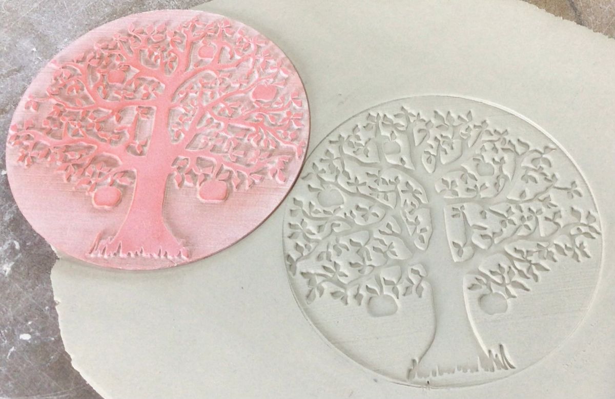 Large Apple Tree Stamp