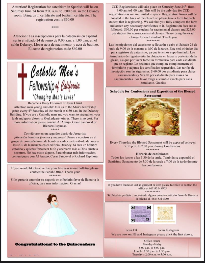 Weekly Bulletin Page 2