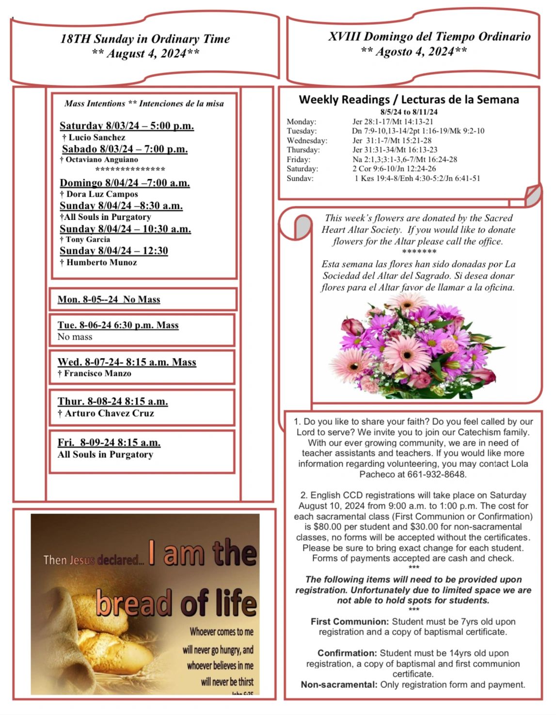 18th Sunday Ordinary Time