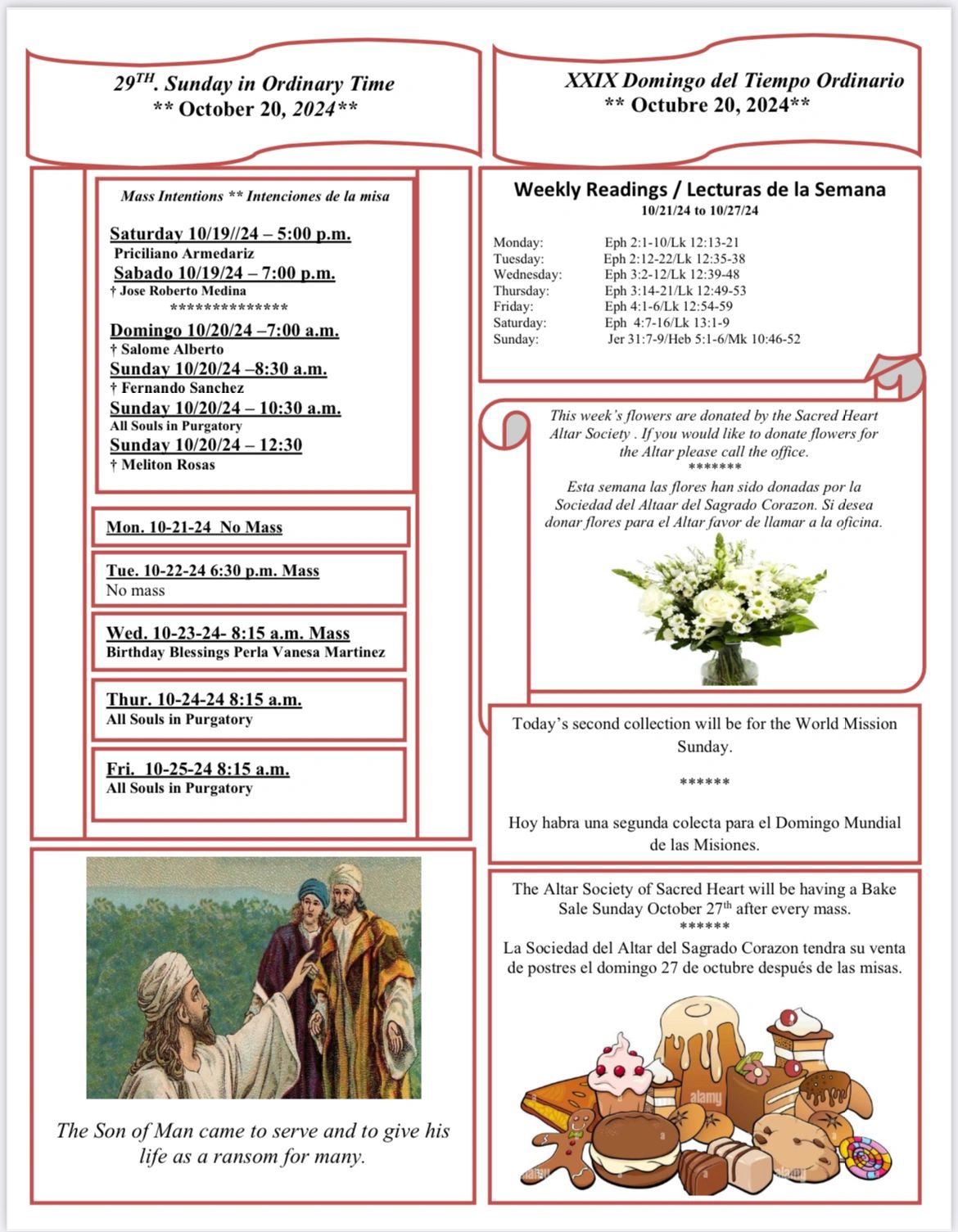 29th Sunday Ordinary Time