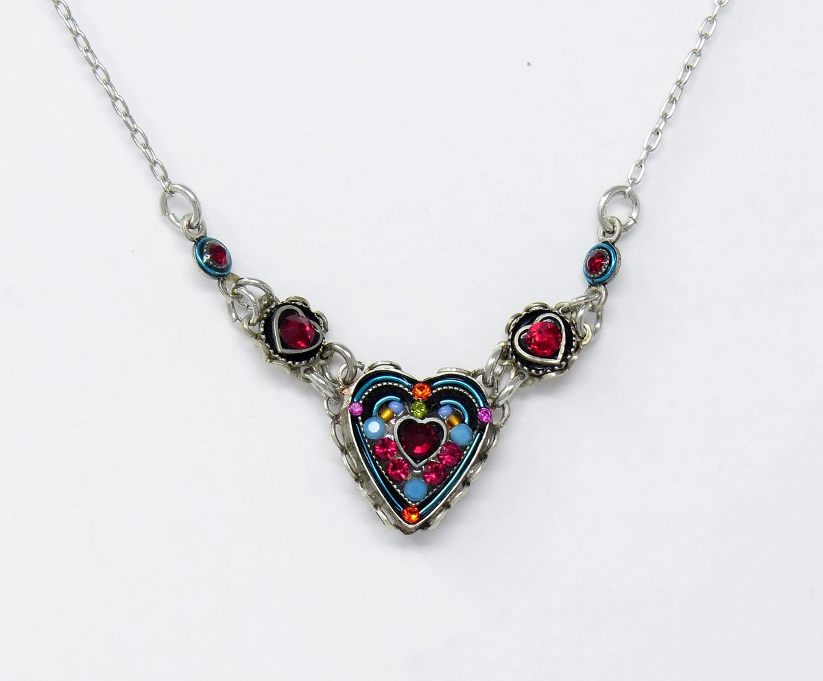 Firefly Jewelry: Heart Necklace - 9070MC