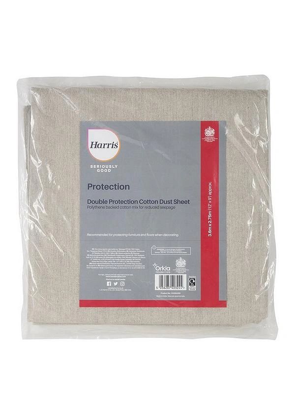 HARRIS Double Protection Cotton Dust Sheet